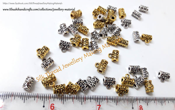 Antique Gold/Silver Designer Bail/ Bails used for making Necklaces BL0 ...